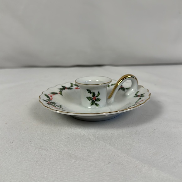 Lefton | Holiday | Lefton China Candlestick Christmas Holly | Poshmark